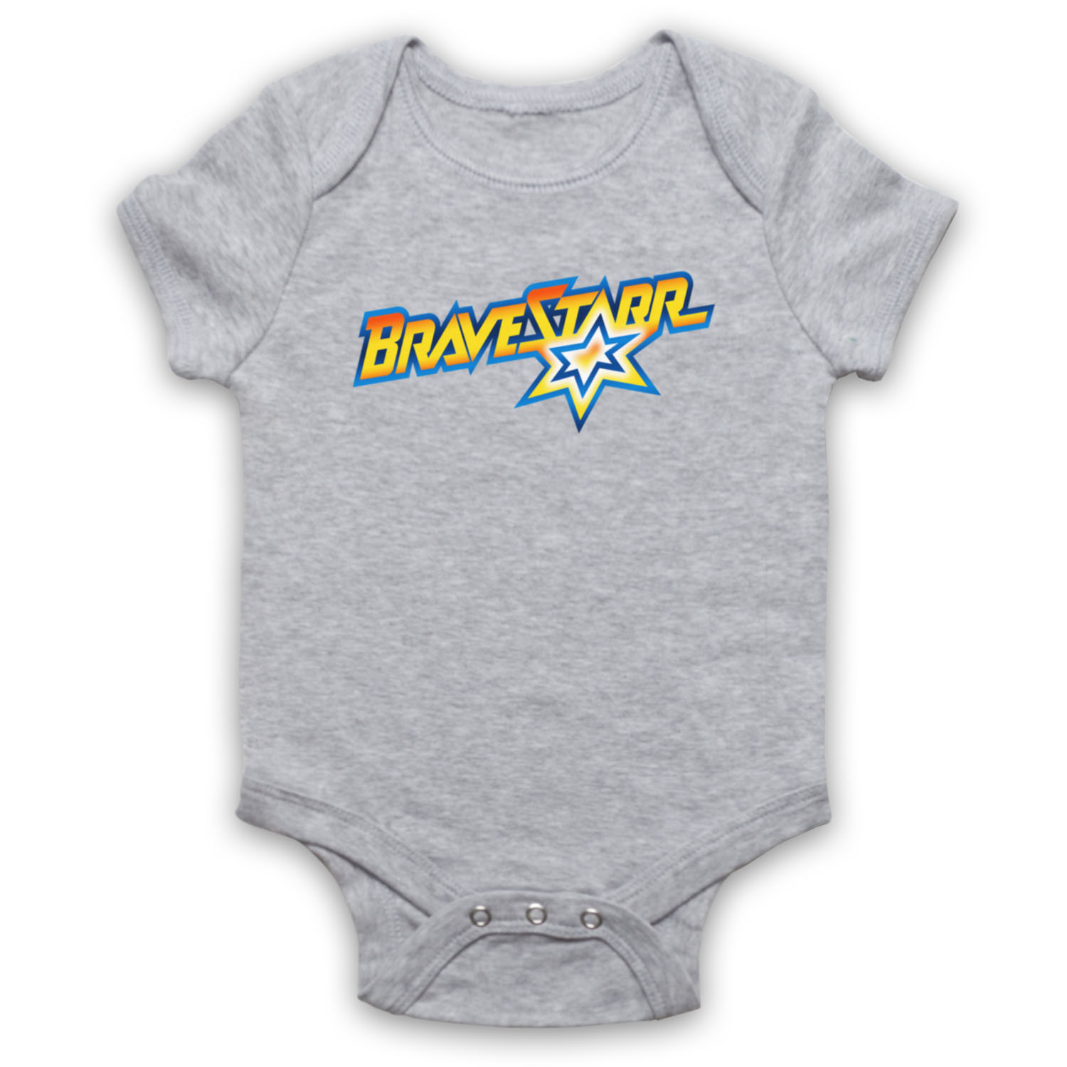 BRAVESTARR LOGO BRAVE STAR 80'S CARTOON ANIMATION TV BABY GROW BABYGROW ...