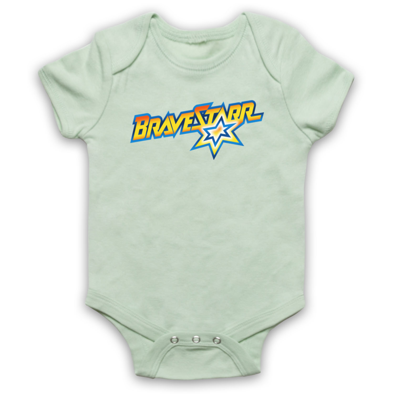 BRAVESTARR LOGO BRAVE STAR 80'S CARTOON ANIMATION TV BABY GROW BABYGROW ...