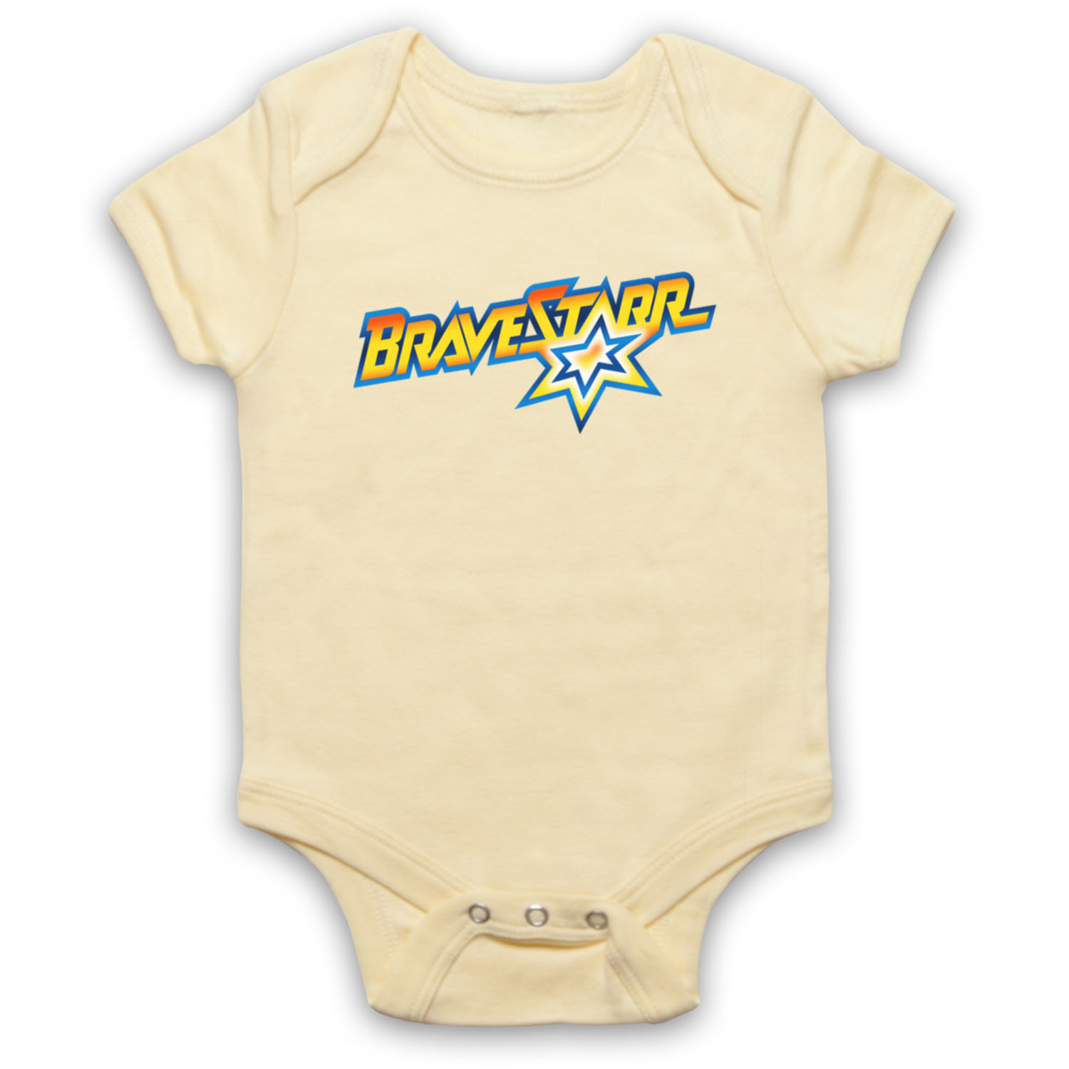 BRAVESTARR LOGO BRAVE STAR 80'S CARTOON ANIMATION TV BABY GROW BABYGROW ...