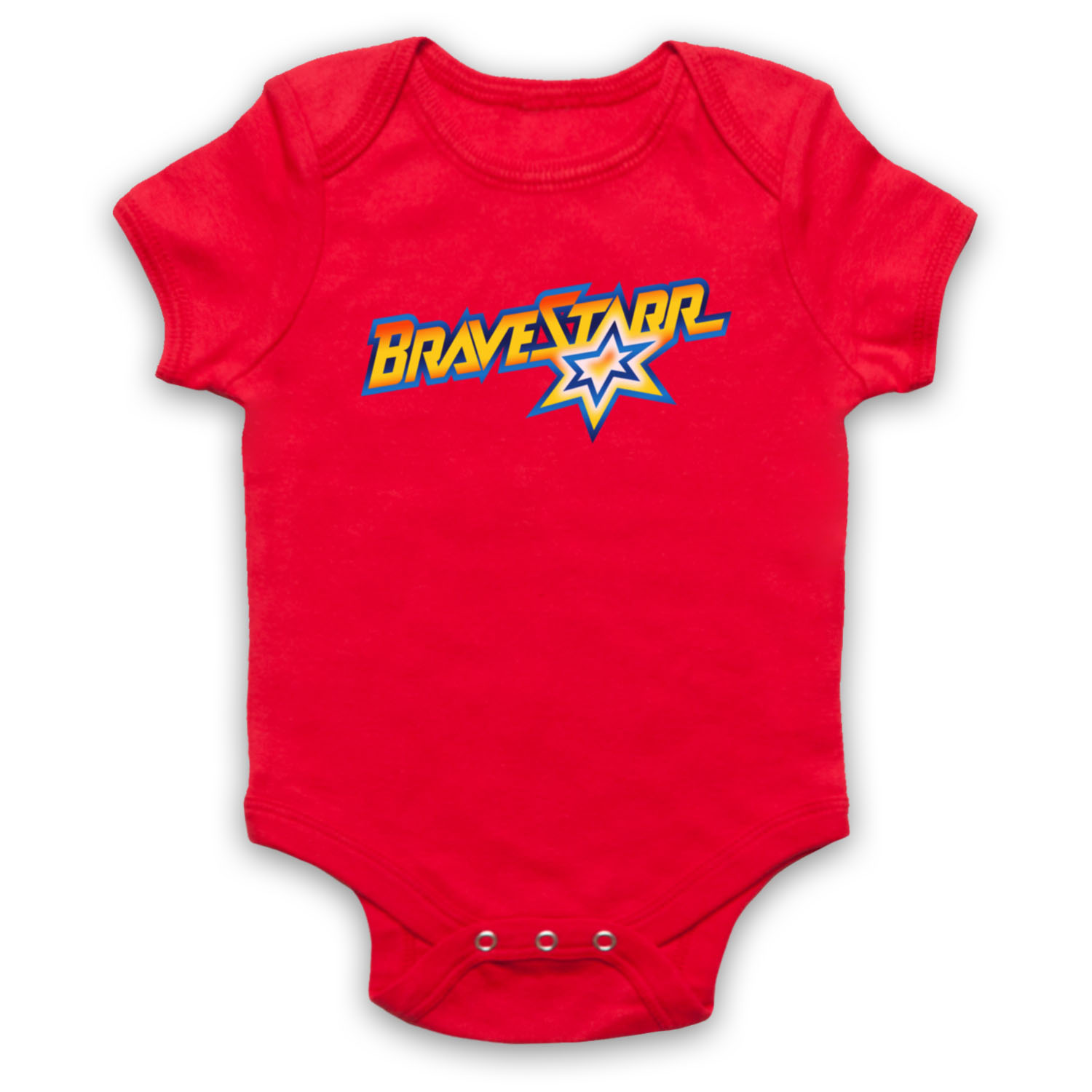 BRAVESTARR LOGO BRAVE STAR 80'S CARTOON ANIMATION TV BABY GROW BABYGROW ...