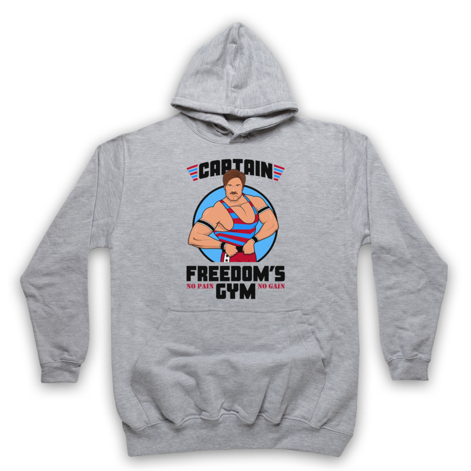 RUNNING MAN CAPTAIN FREEDOM'S GYM JESSE VENTURA ICS ADULTS UNISEX ...
