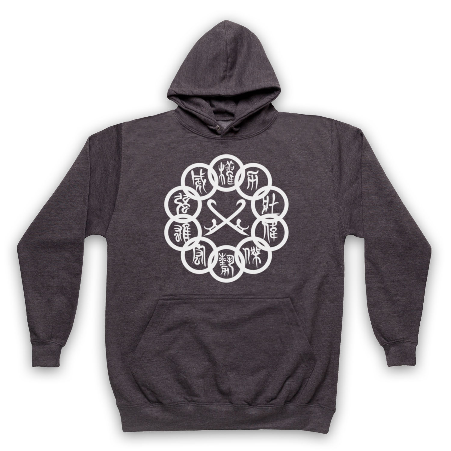 SHANG-CHI LEGEND OF THE TEN RINGS FLAG LOGO SYMBOL ADULTS UNISEX HOODIE ...