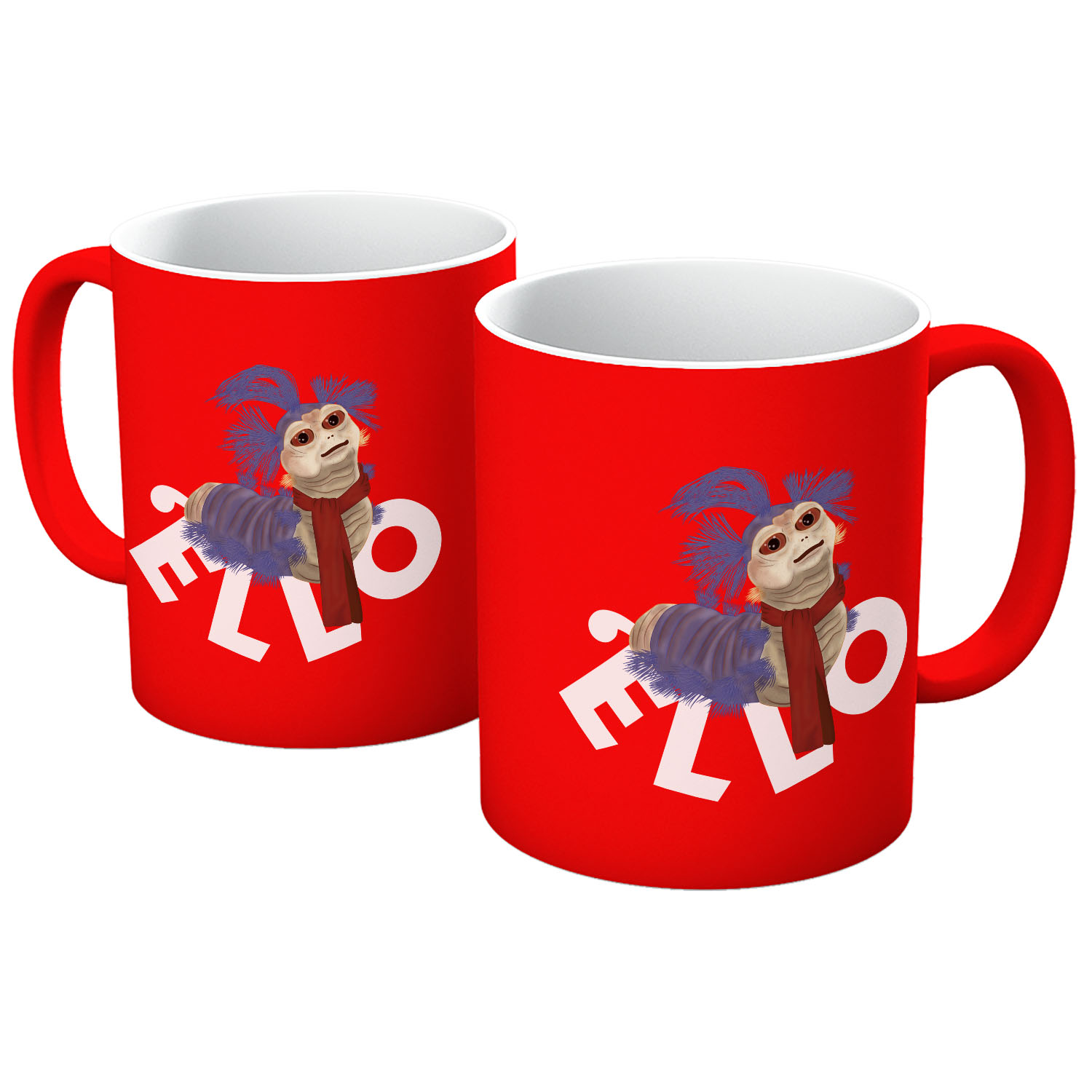LABYRINTH THE WORM 'ELLO ALLO HELLO FANTASY BOWIE FILM MUG IN VARIOUS ...
