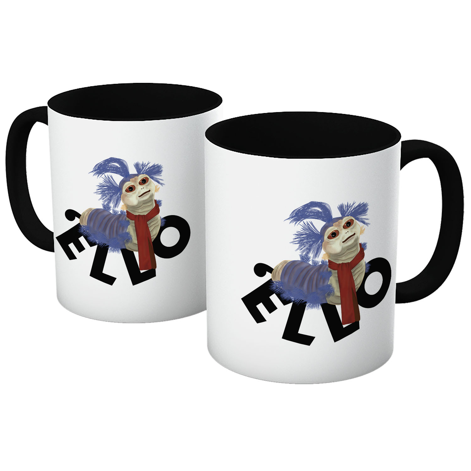 LABYRINTH THE WORM 'ELLO ALLO HELLO FANTASY BOWIE FILM MUG IN VARIOUS ...