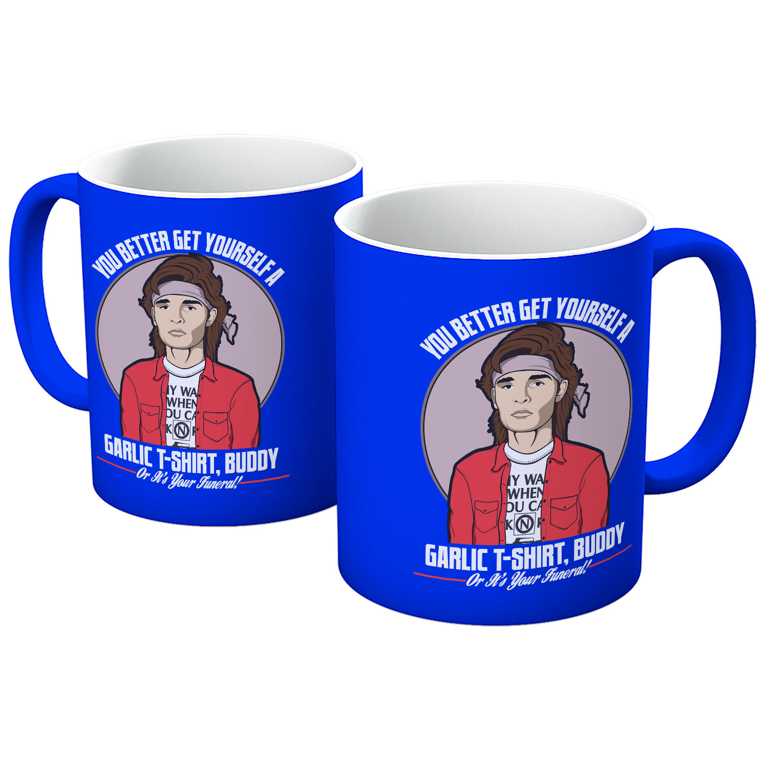 EDGAR FROG GARLIC T-SHIRT LOST BOYS VAMPIRE UNOFFICIAL MUG IN VARIOUS ...