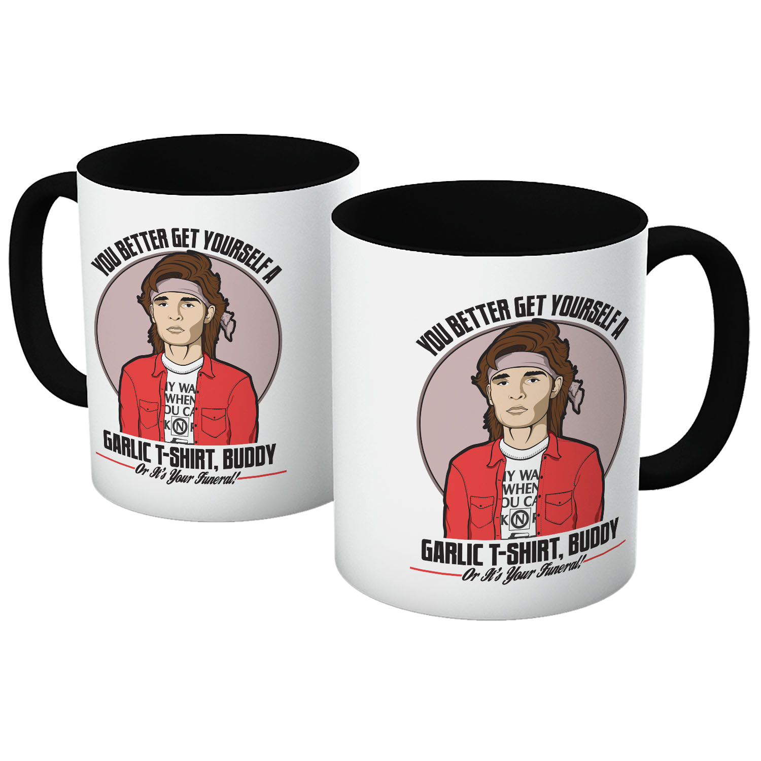 EDGAR FROG GARLIC T-SHIRT LOST BOYS VAMPIRE UNOFFICIAL MUG IN VARIOUS ...