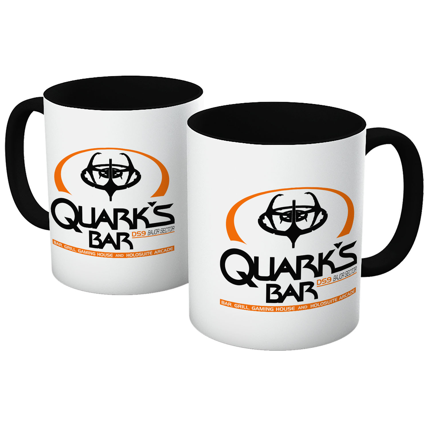 QUARK'S BAR STAR DEEP SPACE NINE DS9 BAJOR SECTOR TREKKIE SCI FI MUG ...