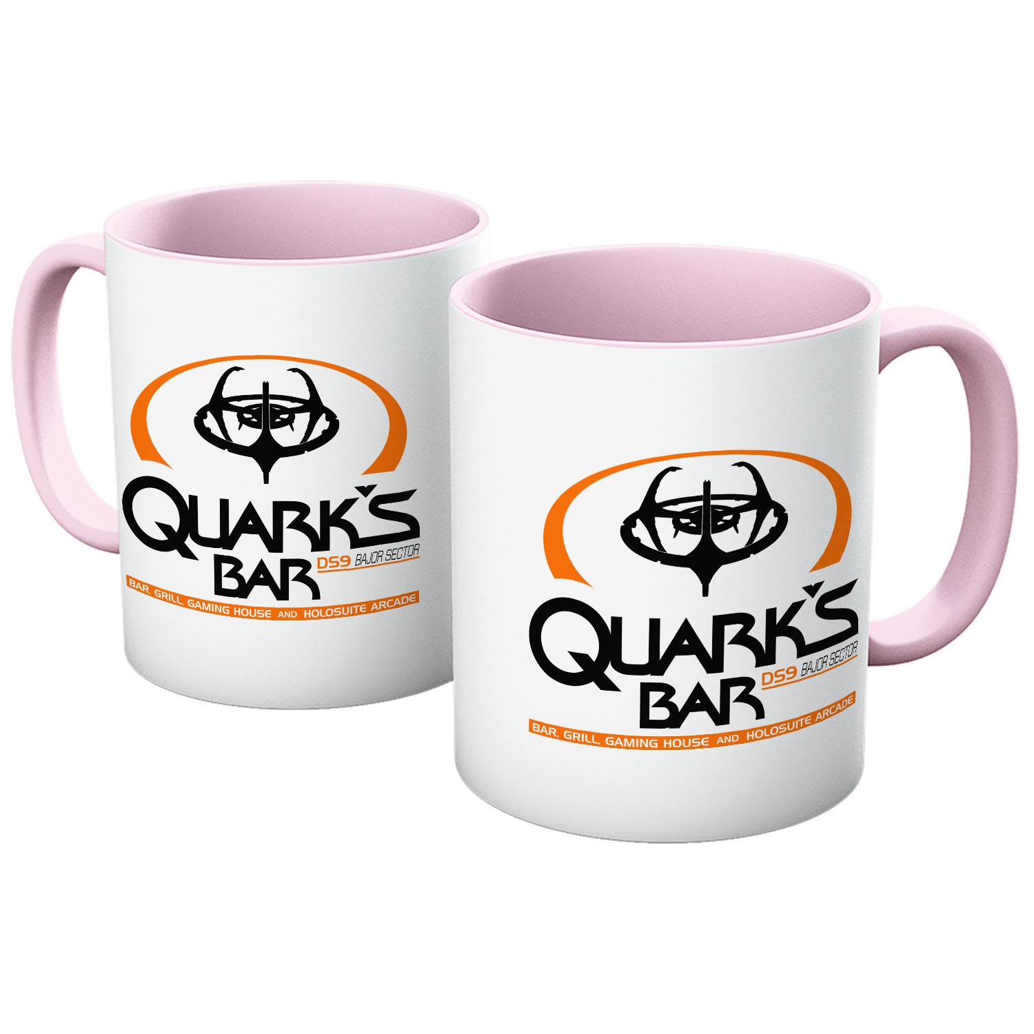 QUARK'S BAR STAR DEEP SPACE NINE DS9 BAJOR SECTOR TREKKIE SCI FI MUG ...