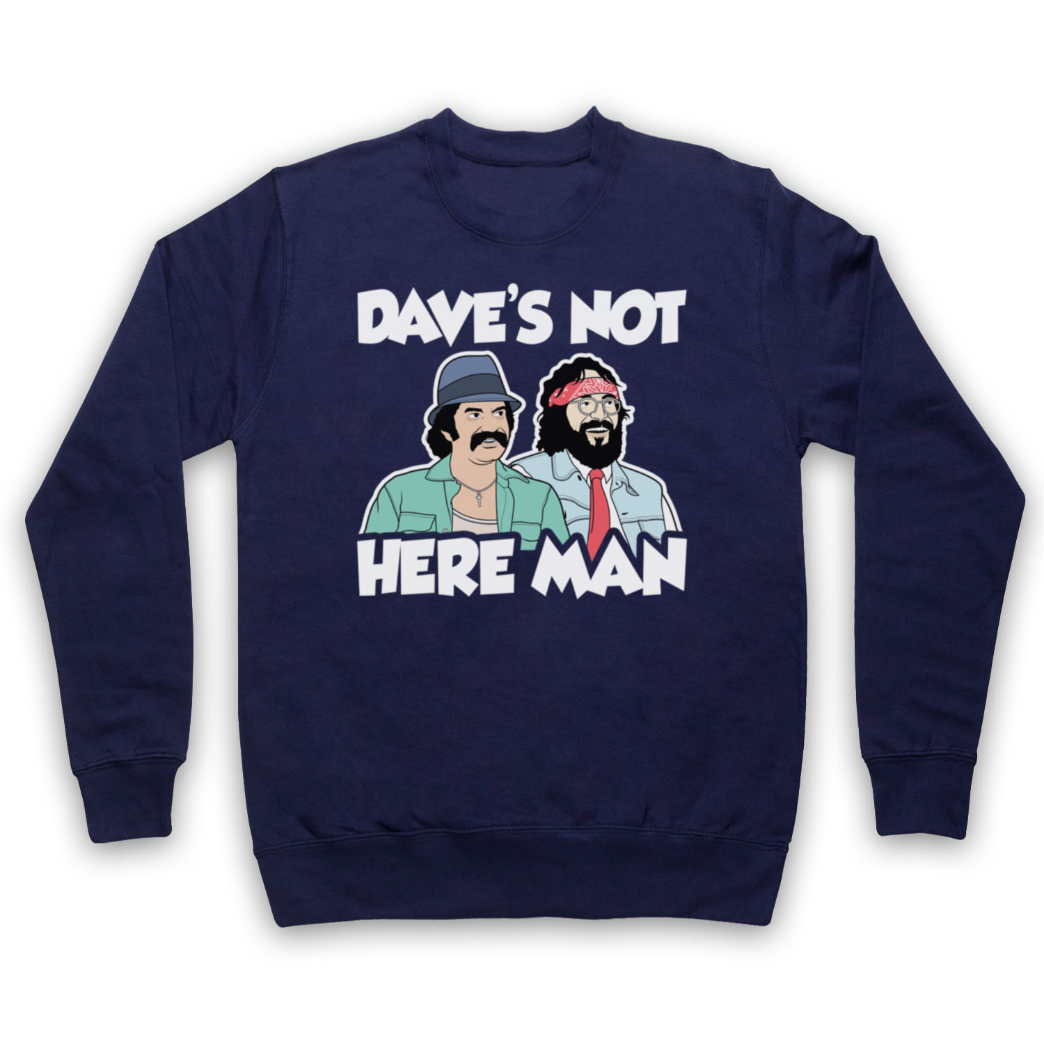 CHEECH & CHONG UNOFFICIAL DAVE'S NOT HERE MAN STONER ADULTS UNISEX ...