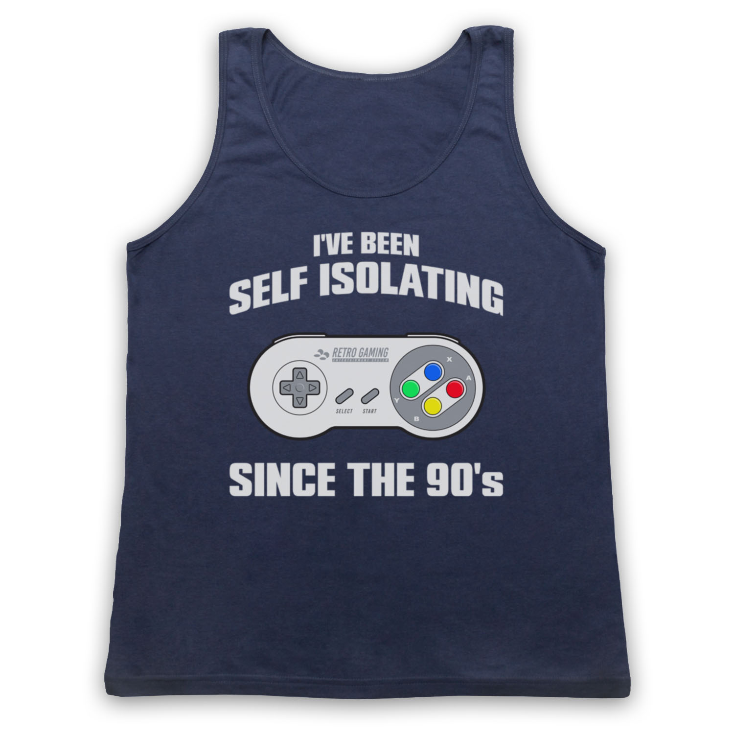 I'VE BEEN SELF ISOLATING SINCE THE 90'S SNES CONTROLLER ADULTS VEST ...