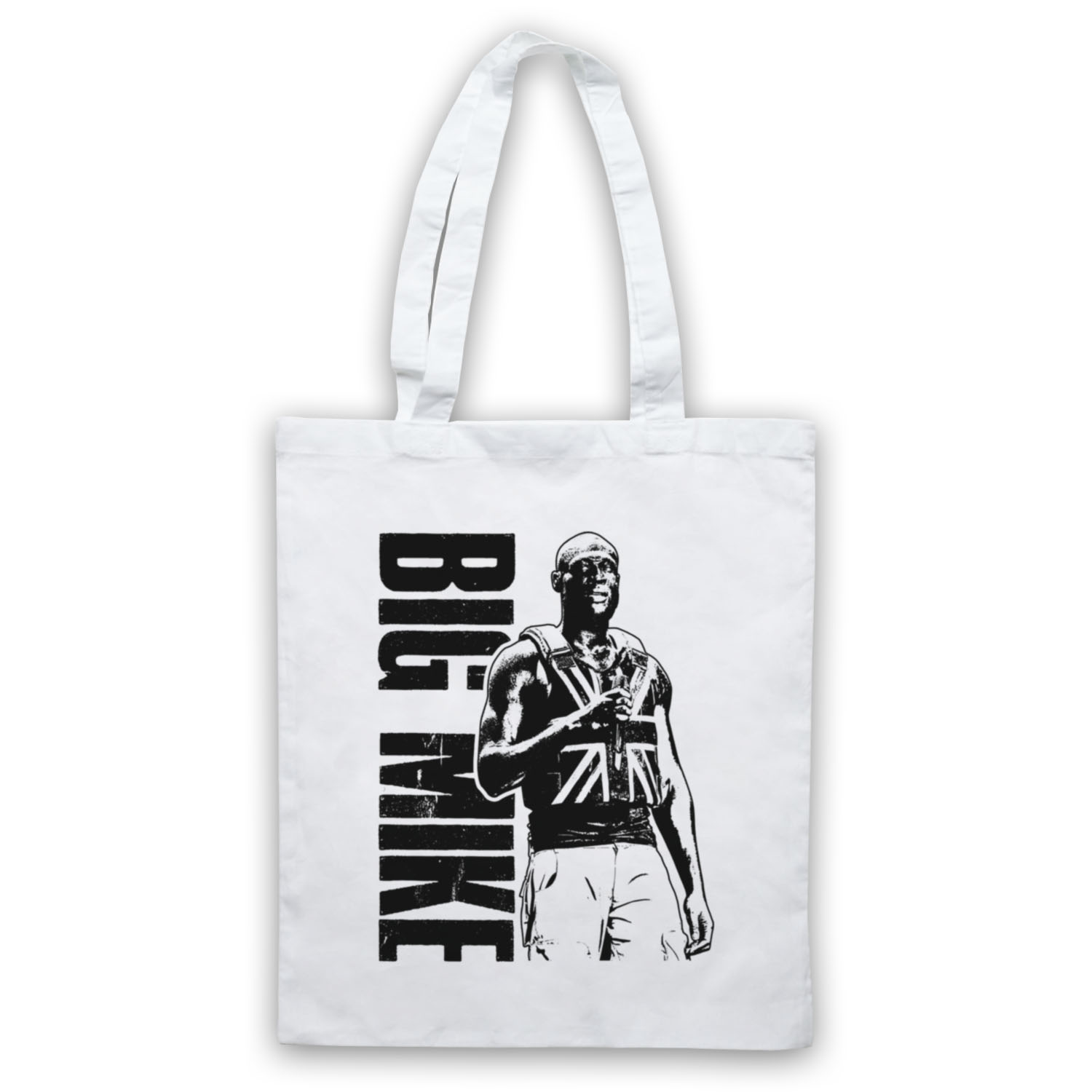 BIG MIKE UNOFFICIAL TRIBUTE GRIME LEGEND UK RAP ARTIST TOTE BAG LIFE ...