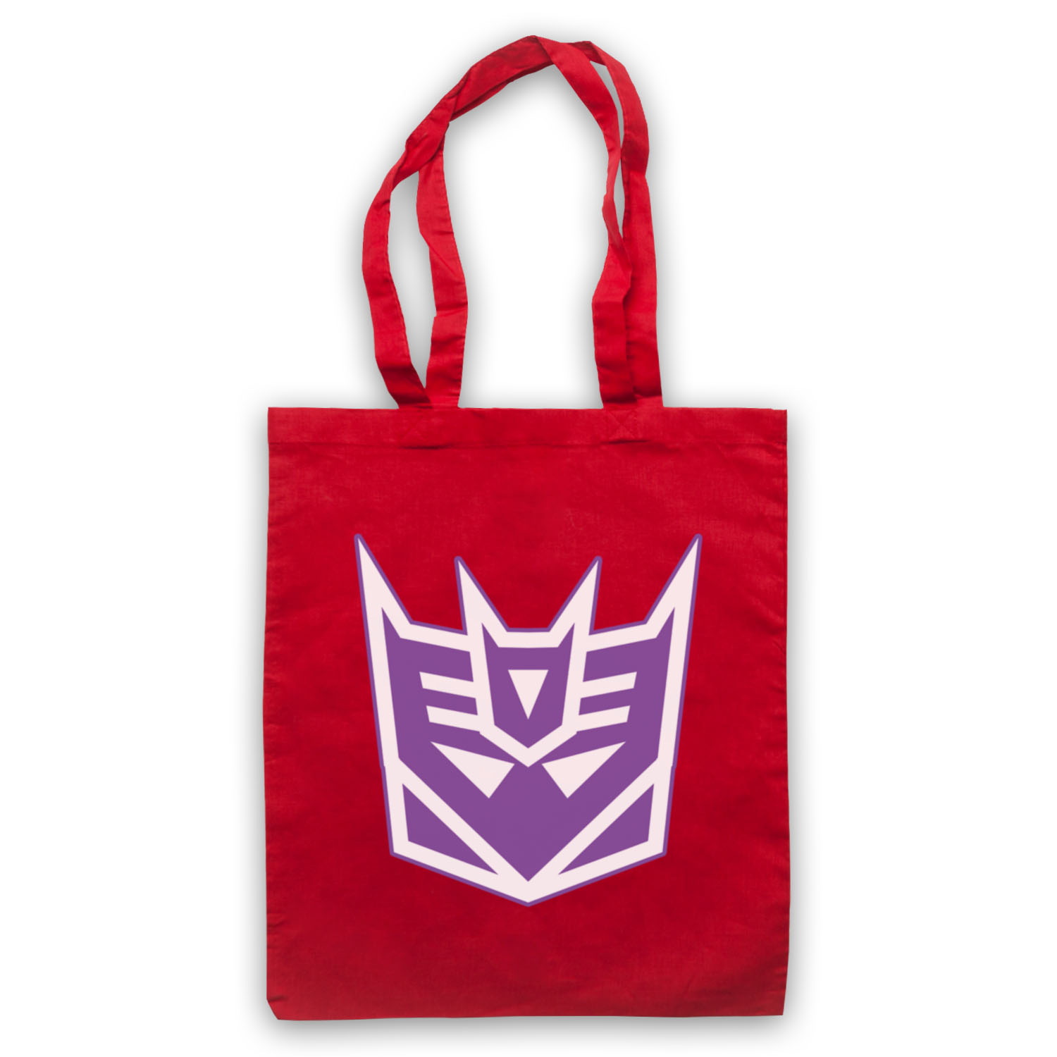 DECEPTICON UNOFFICIAL TRANSFORMERS LOGO CARTOON BAD GUY TOTE BAG LIFE ...